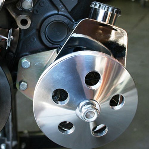 BBC Big Block Chevy Power Steering Bracket with Short Water Pump Driver ...