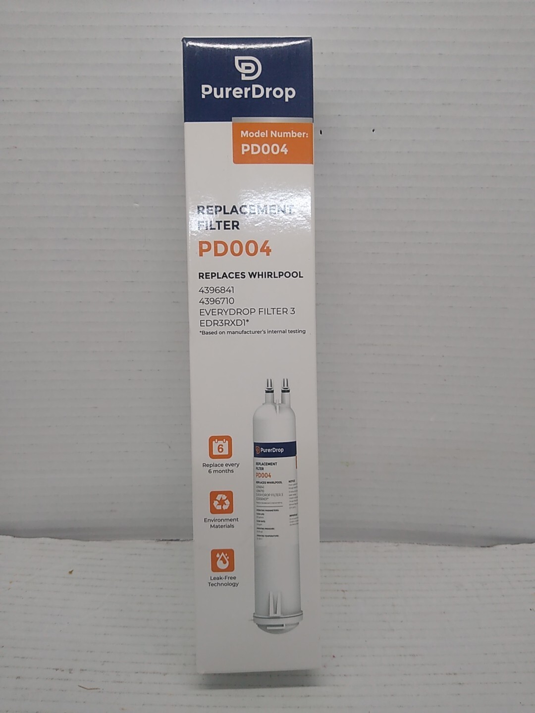 1 PurerDrop PD004 REPLACEMENT WATER FILTER # 3 Refrigerator Purer Drop ...