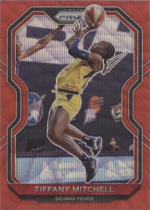 2021 Panini Prizm WNBA - Tiffany Mitchell #74 Ruby Wave Prizm for sale ...