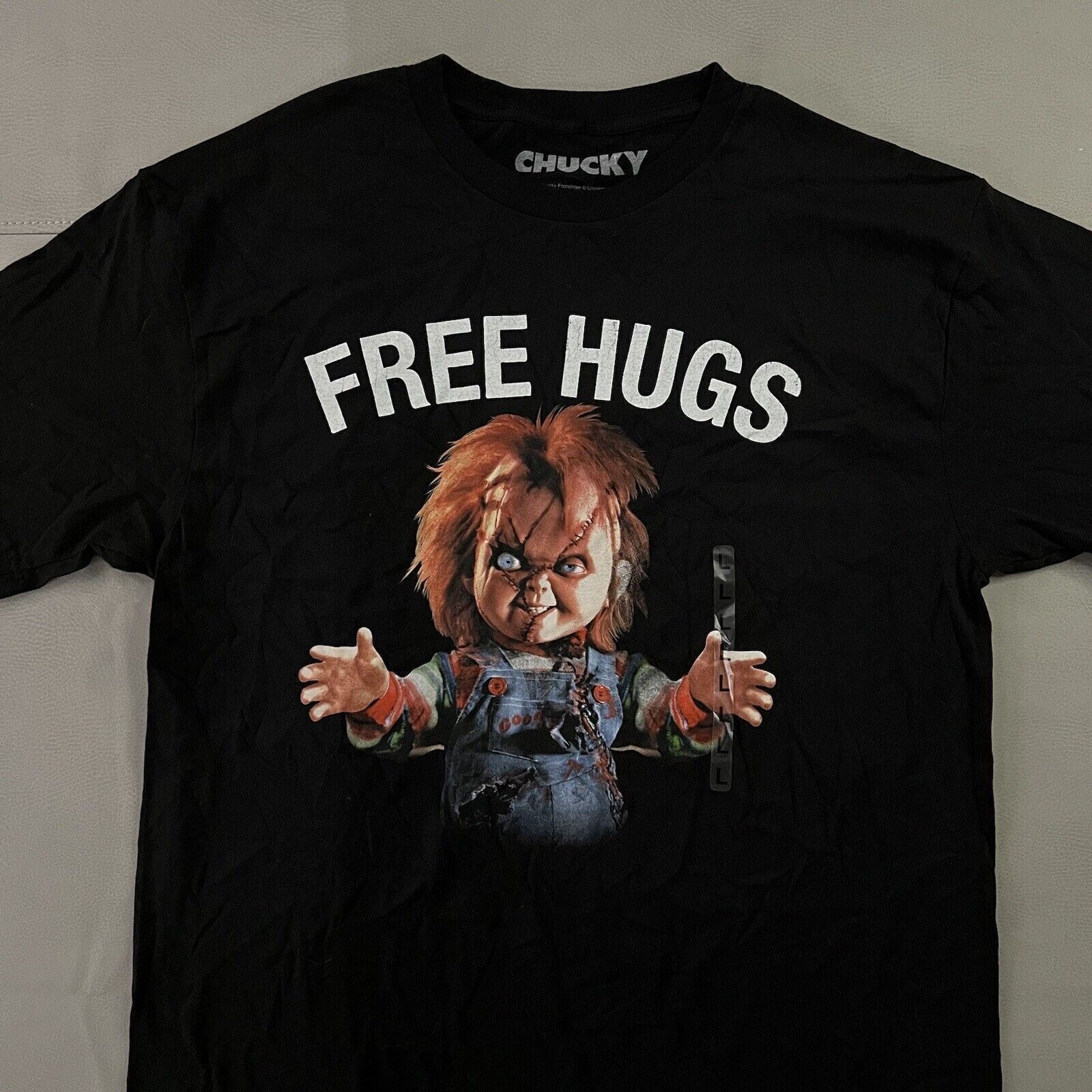 New Chucky Bridesmaid Men Black Horror Scary Movie Scary Gore T-Shirt-L ...