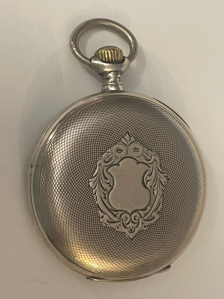 Military Open Face Pocket Watch Calibre 477 Depose Silver 800 Runs 🌺🌺 ...