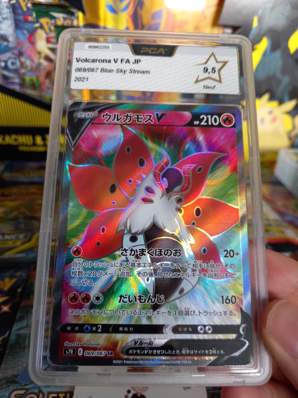 Carte Pokémon Pyrax volcarona Secrète s7R 069/067 Japanese pca 9.5 | eBay