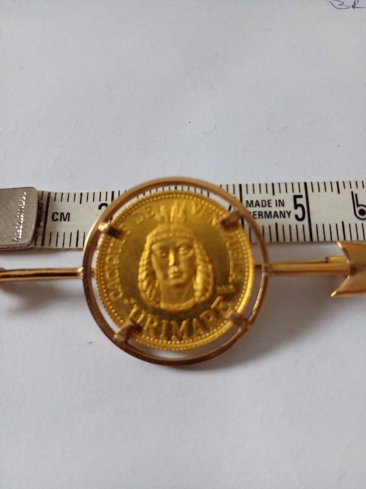 Caciques Urimare Gold Coin Pin | eBay