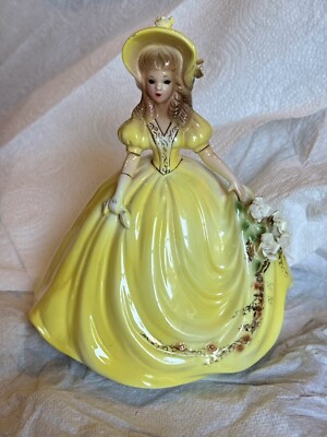 Josef Originals Southern Belle’s Series Caroline Yellow Dress Figurine ...