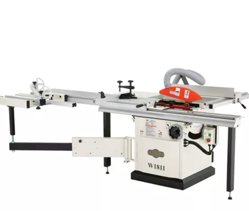 Shop Fox W1811 10" 5 HP Sliding Table Saw w/ 63" Crosscut Capacity ...