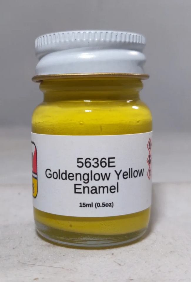 MCW Finishes 5636E Goldenglow Yellow Enamel Model Paint for Auto | eBay