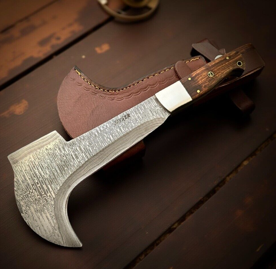Hand Forged Damascus Steel Machete Billhook Sickle Knife | Yard Work ...