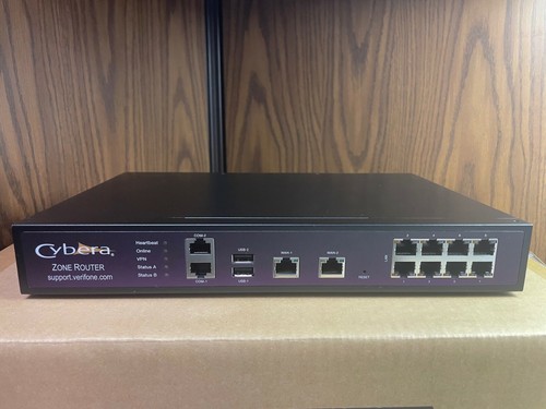 VERIFONE POS CYBERA ZONE SCA-315 DUAL WAN 8 PORT GIGABIT ROUTER P039-09 ...
