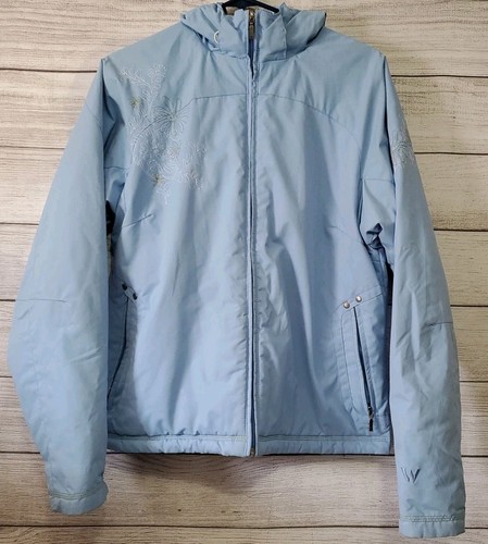 White Sierra Think Outside Windbreaker Rain Jacket Size M Light Blue ...