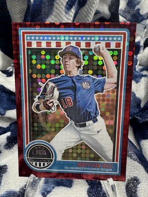 Greyson Bell - #013/199 - RED - 2025 Panini USA Stars & Stripes - 152 ...