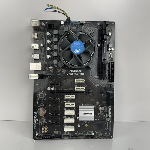 ASRock Q270 PRO BTC+ Mining Board Intel 1151 Computer DDR4 Motherboard ...