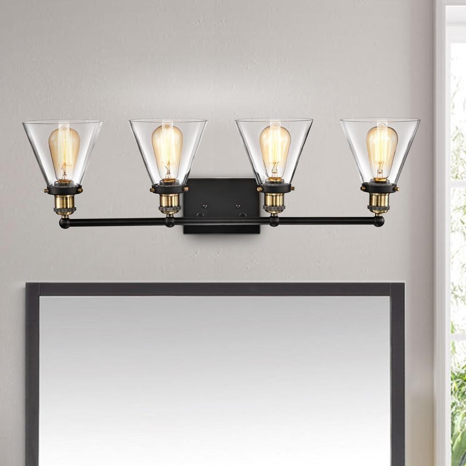 CHLOE Lighting BONNIE Contemporary 4 Light Rubbed Bronze Bath Vanity ...