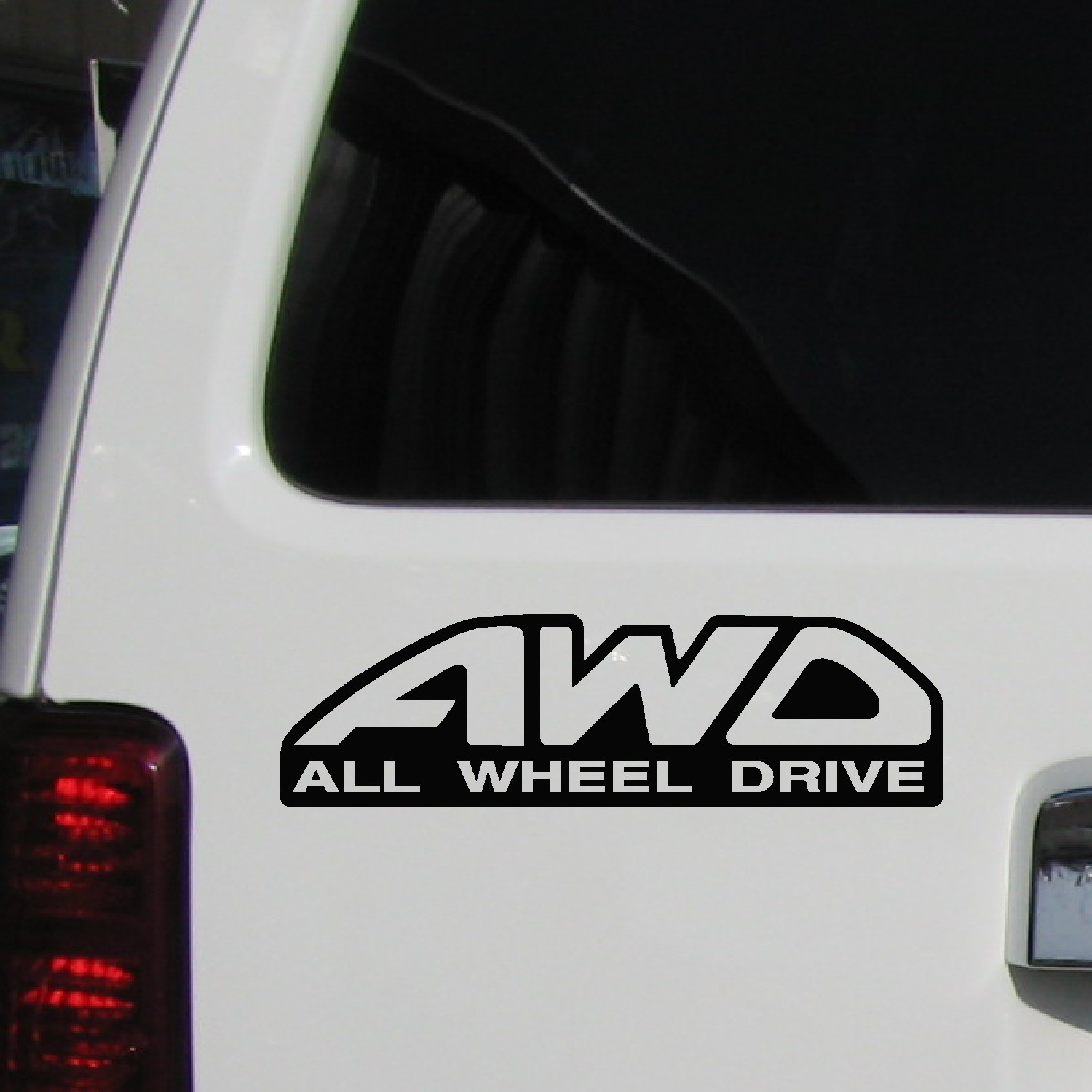 ALL WHEEL DRIVE STICKER AWD VINYL DECAL 4X4 WINDOW BUMPER RACING JDM | eBay