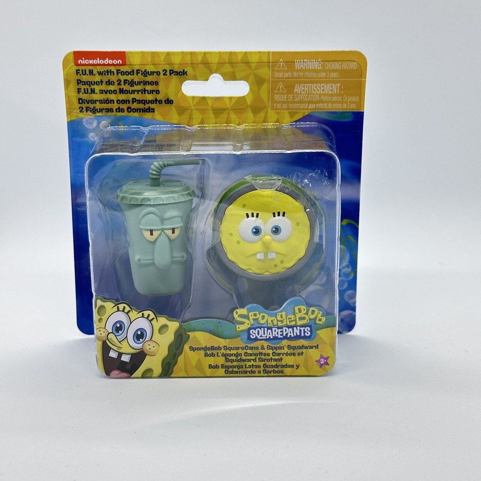 Nickelodeon Spongebob Squarepan Food SpongeBob And Squidward Figure 2 ...