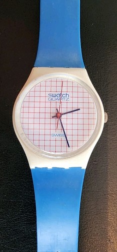 Vintage and one of the original models from 1983 - Swatch Tennis Grid ...