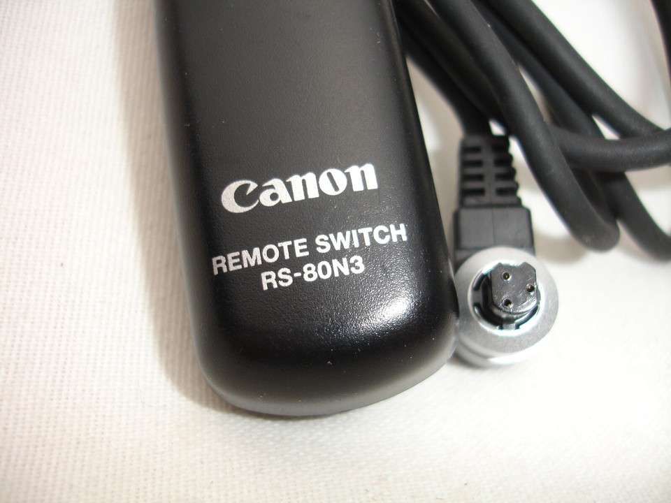 Canon Remote Switch RS-80N3 DSLR 10D 20D 30D 40D Genuine OEM | eBay
