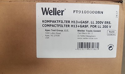 WELLER - FT91000008 - Compact filter for Laser Line 200V | eBay