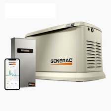 Generac 69981 PowerPact 7.5kw Home Standby Generator System 50-amp 8 ...