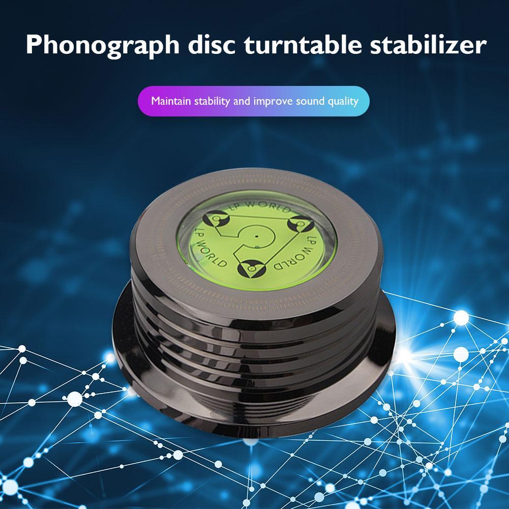 50Hz LP Disc Stabilizer Vinyl Record Turntable Weight Clamp (Bright ...