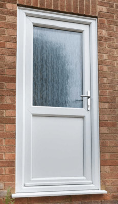 LINEAR 70mm A RATED UPVC BACK DOOR - MADE TO MEASURE - WHITE | eBay UK