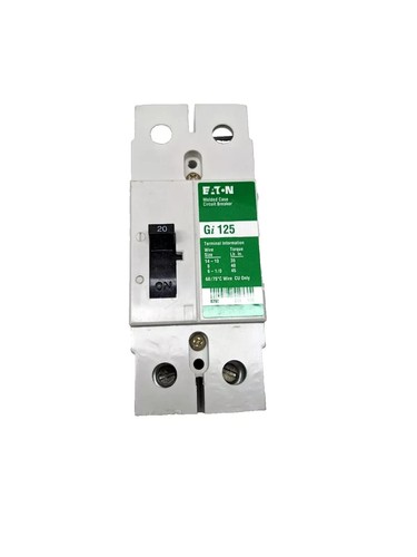 EATON Type Gi Universal Line Circuit Breaker 2 Pole Gi2020 | eBay