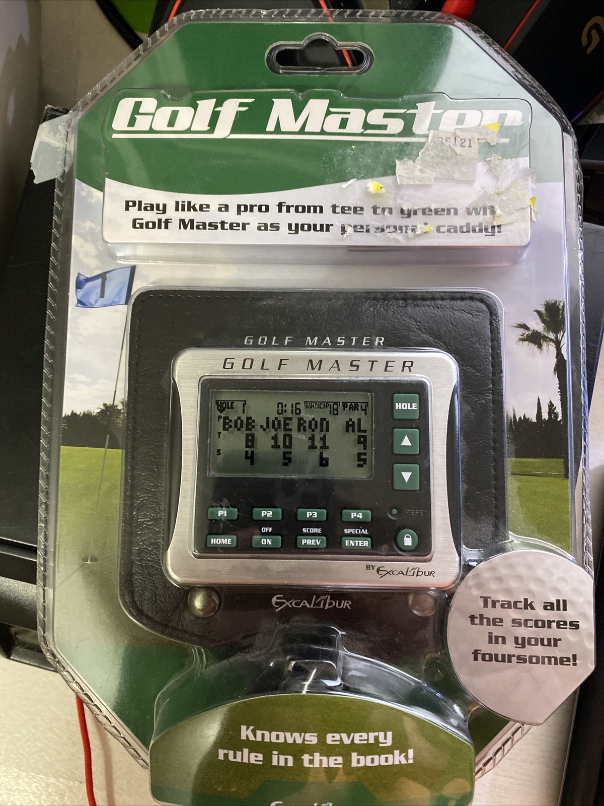 Golf Master by Excalibur Electronic Caddy Model 468-CS Rule Book ...