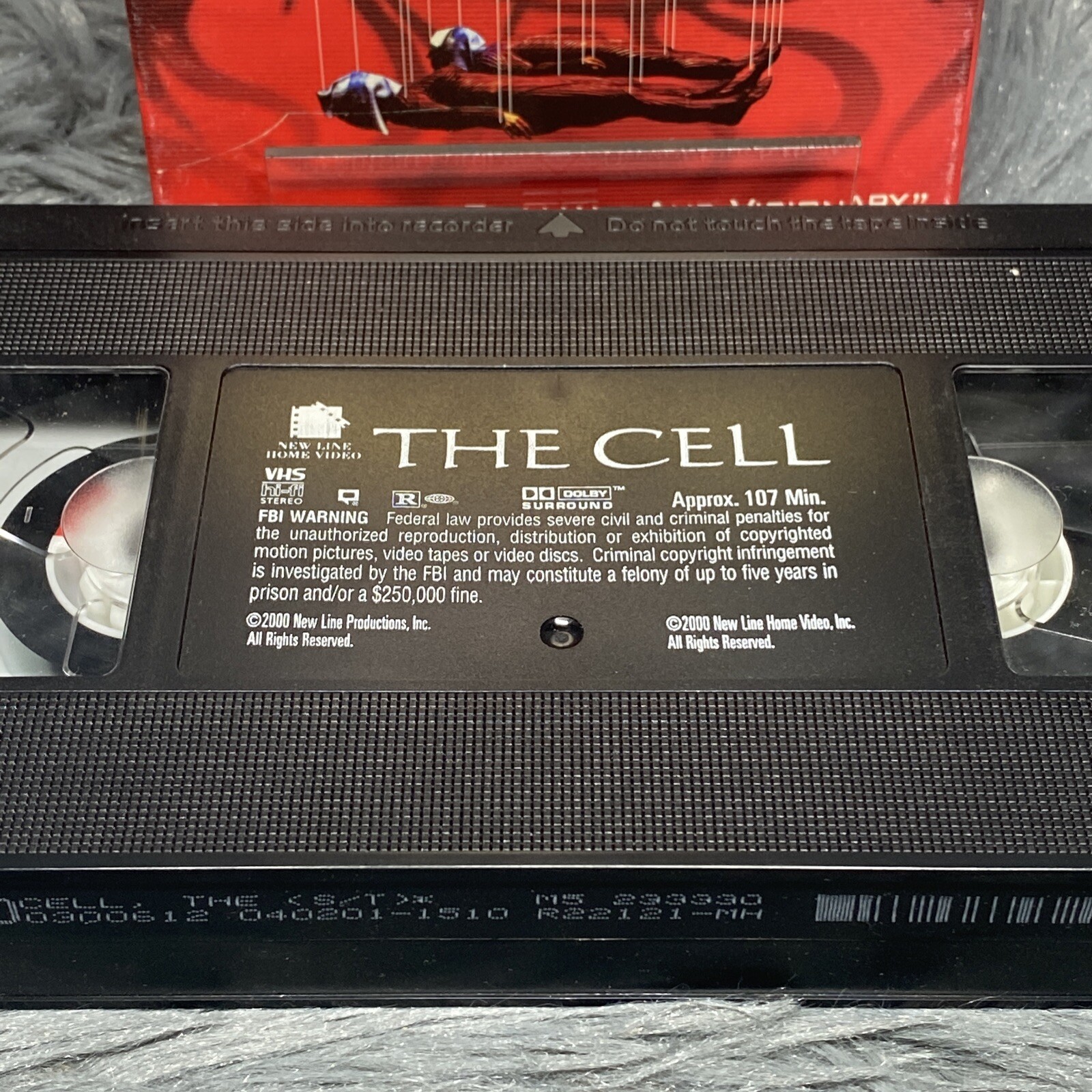 The Cell VHS 2000 RARE Jennifer Lopez Thriller Horror HTF Film | eBay