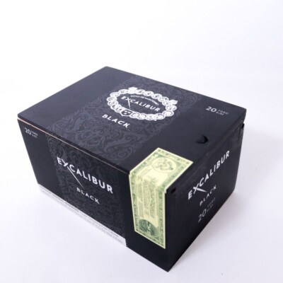 Excalibur Toro Black Empty Wooden Cigar Box 6.75" X 5" X 4" | eBay