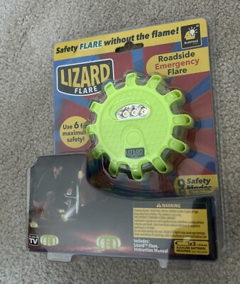 New LIZARD FLARE Original Led Road Hazard Emergency Auto Safety Flare ...
