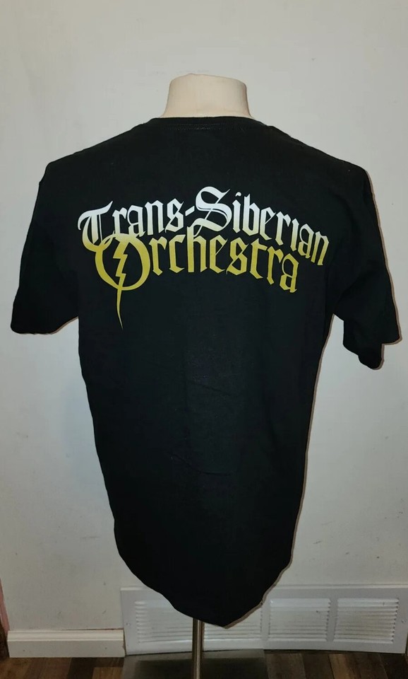 Trans Siberian Orchestra TSO Local Crew 2010 Concert Band T-Shirt Black ...