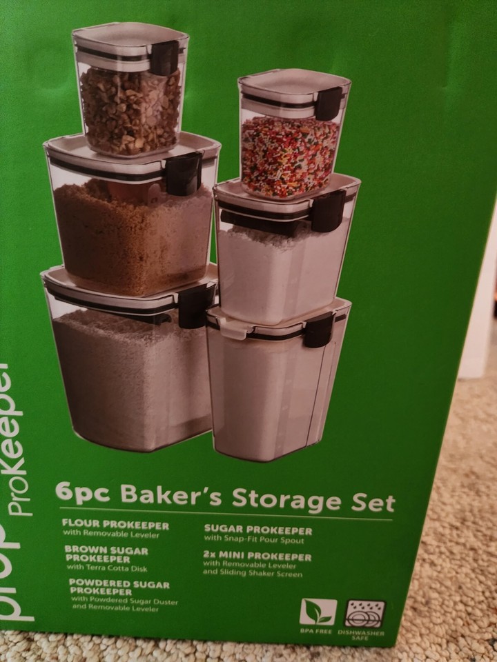 Brand New 6 Piece Baker's Storage Set MIB! | eBay