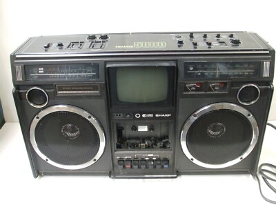 Sharp TRIMATE 5000 - TV AM/FM Stereo Cassette Recorder Boom Box - Used ...