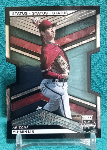 2023 Elite Extra Edition Yu-Min Lin STATUS Die Cut 15/20 Arizona ...