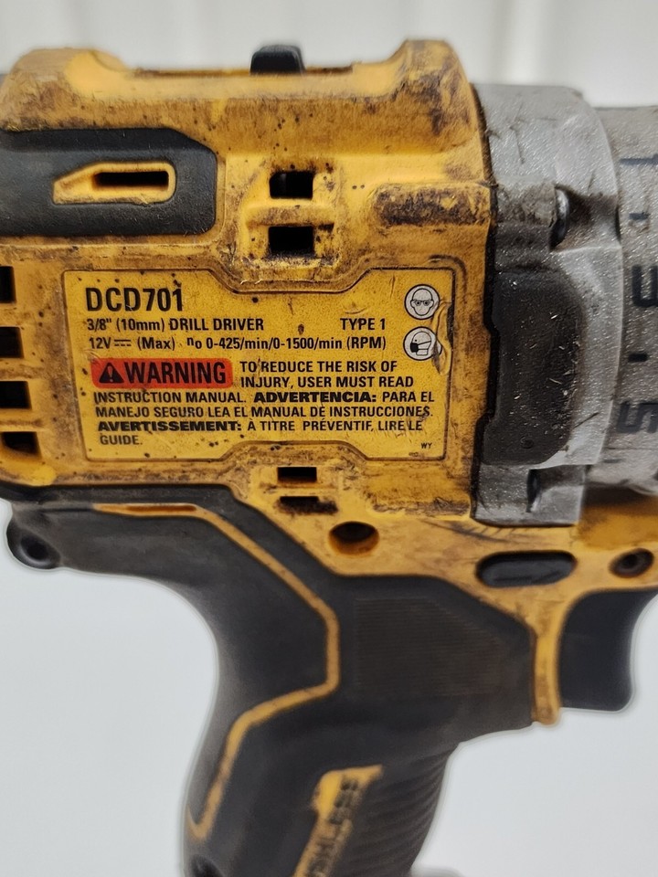 DEWALT DCD701 12V Max 3/8-in Brushless Drill Driver With Battery | eBay