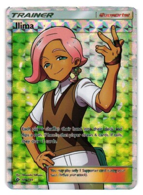 Llima Trainer Custom Art Foil Holo Prism TCG Collectible Anime Card | eBay
