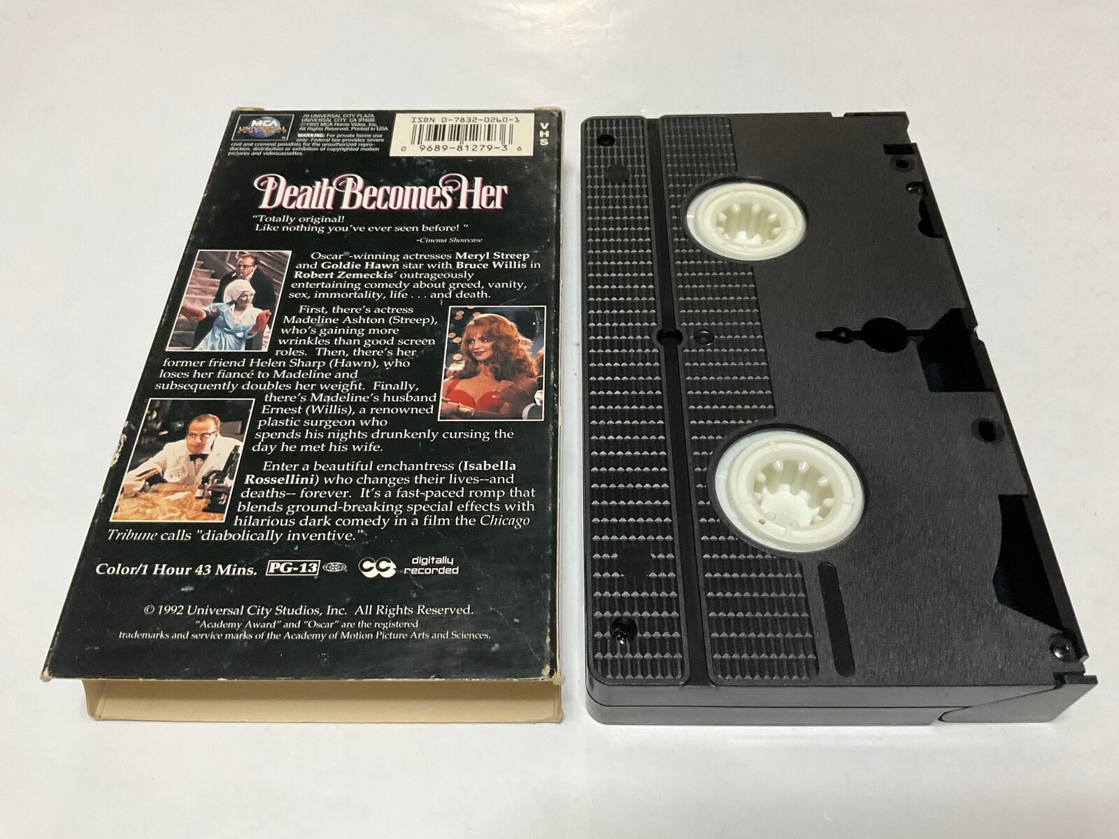 Tested ! *Death Becomes Her* VHS Death Ghost Comedy 1992/1993 *1st ...