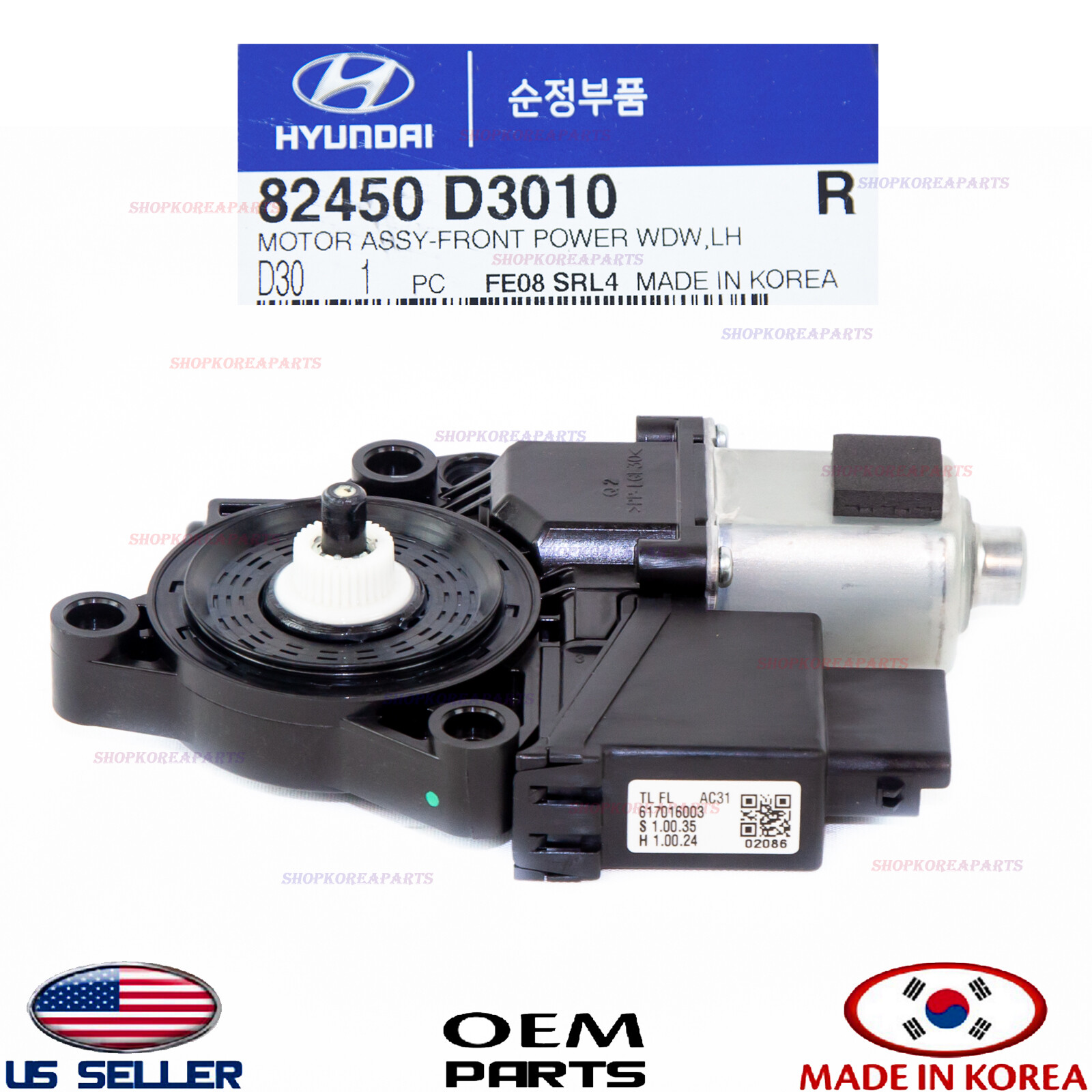 Genuine Motor Power Window Front LEFT Driver Side ⭐OEM⭐ HYUNDAI TUCSON ...