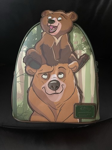 LOUNGEFLY DISNEY BROTHER BEAR STACKED MINI BACKPACK ~ WITH TAGS~ BRAND ...