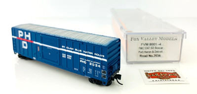 FOX VALLEY MODELS 8001 - FMC 5347 SD BOXCAR - PORT HURON & DETROIT ...