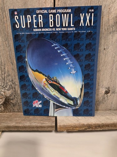 Super Bowl XXI Official Game Program | eBay