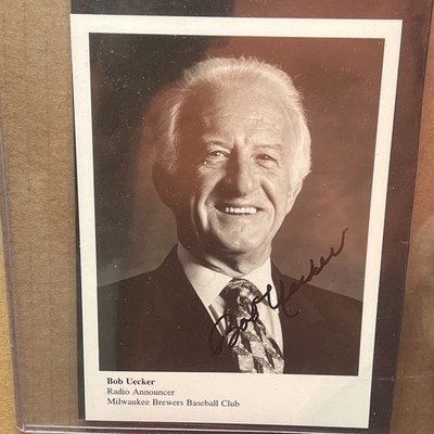 Milwaukee Brewers Bob Uecker 5x7 Autograph Auto Signed Photo Radio ...