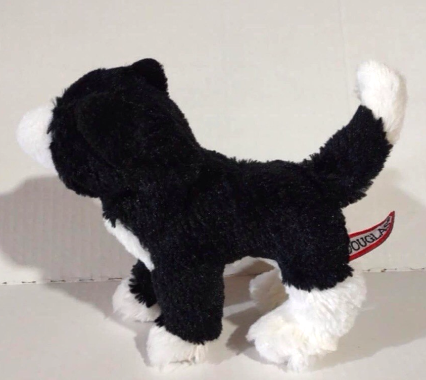 Douglas Cuddle Toys Plush Snippy Black & White Cat #4092 Stuffed Animal ...