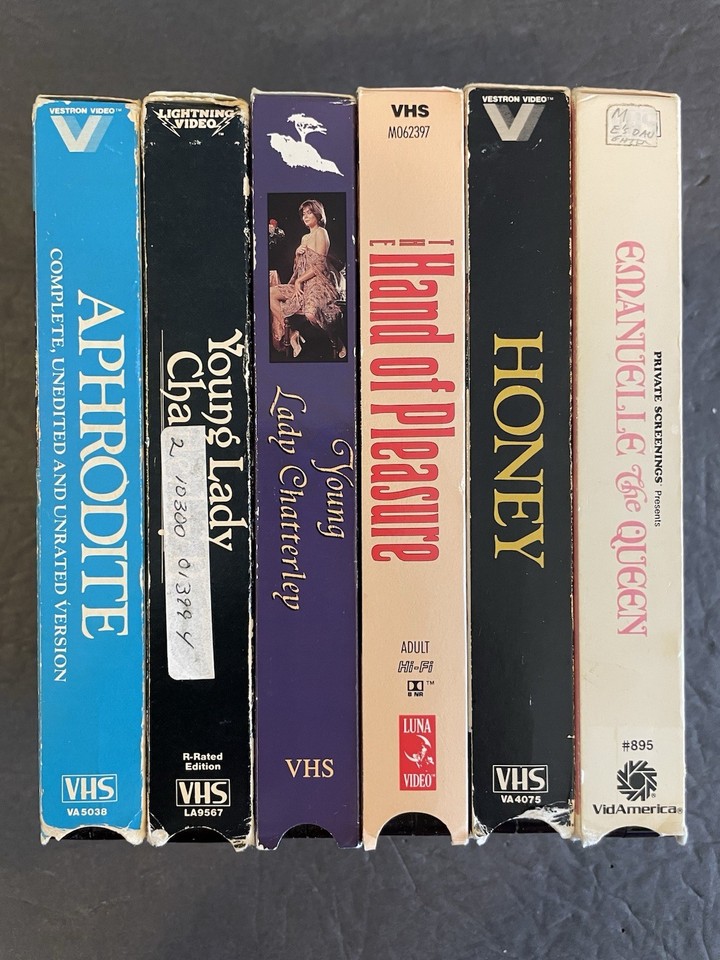 Rare VHS Lot Of 6 Adult Drama Erotica Tested Former Rentals Aphrodite ...