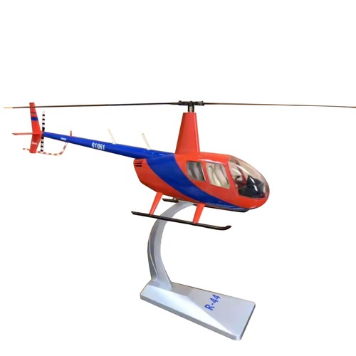 37cm Diecast Alloy 1/32 Scale R44 Raven Helicopter Aircraft Model Toy ...