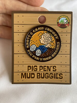 Knotts Berry Farm Pin CAMP SNOOPY 40 YEARS LIMITED LE500 Pig Pen’s Mud ...