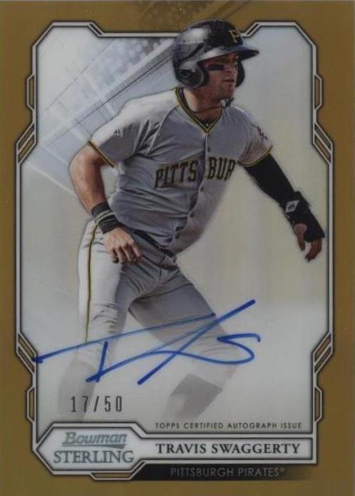 2019 Bowman Sterling - Prospect Autographs Travis Swaggerty #BSPA-TS ...