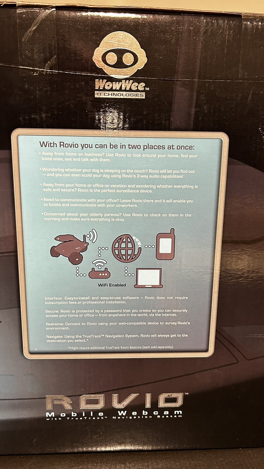 WowWee Rovio Mobile Webcam Robot 8033 for sale online | eBay