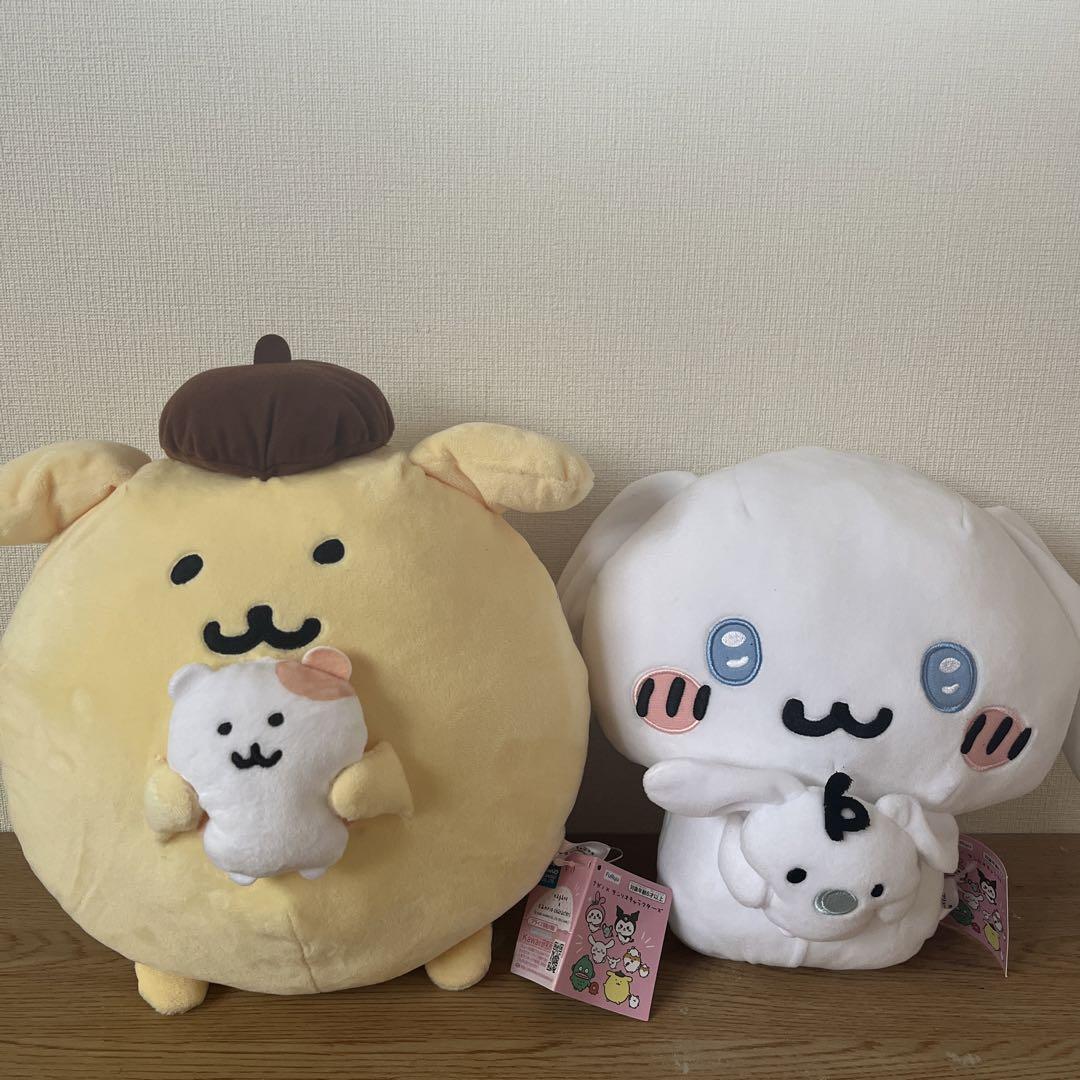 Nagano Cinnamoroll Pompompurin Big Plush Toy Doll 2 Set Sanrio ...