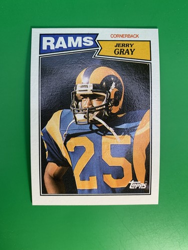 1987 Topps Jerry Gray RC #157 Los Angeles Rams | eBay