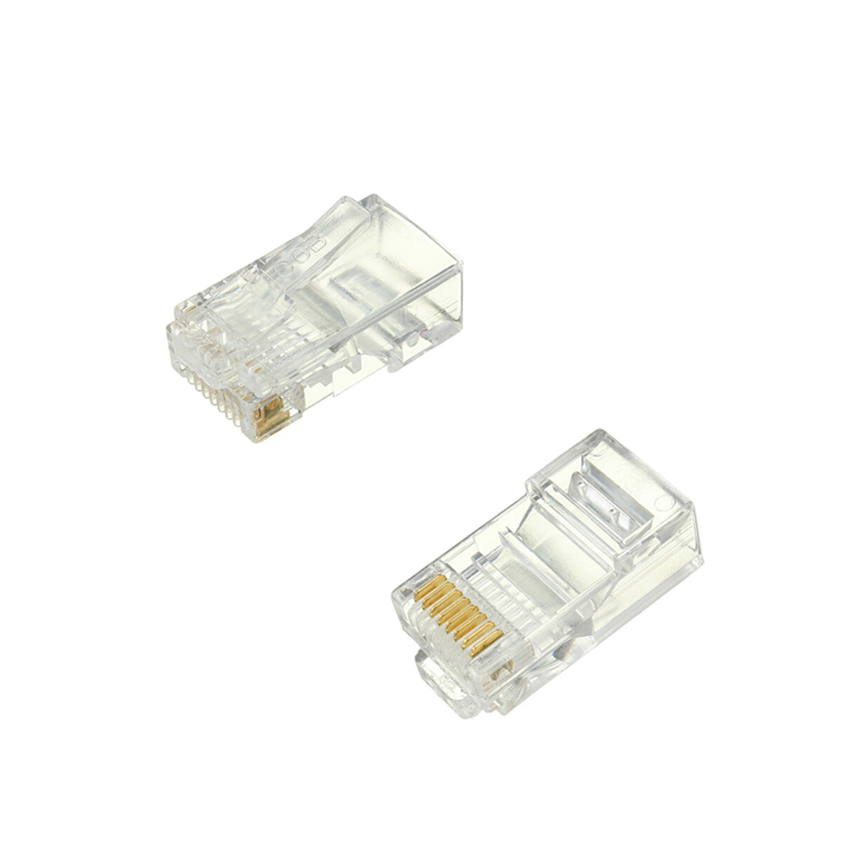 RJ45 Clips CAT5 5e CAT 6 Crimp End Plug Connectors Network Cable Relief ...